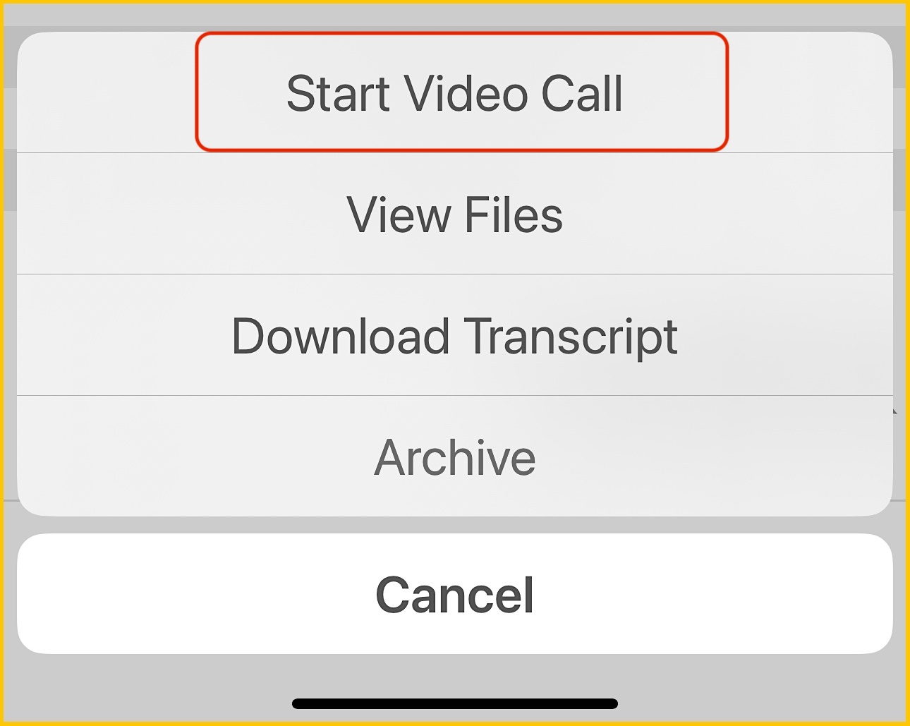 Start & End a Video While in a Message - APPLE IPHONE/IPAD – Lumeca Health